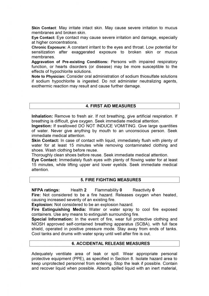 Shoof bleach • Green – IFCGT